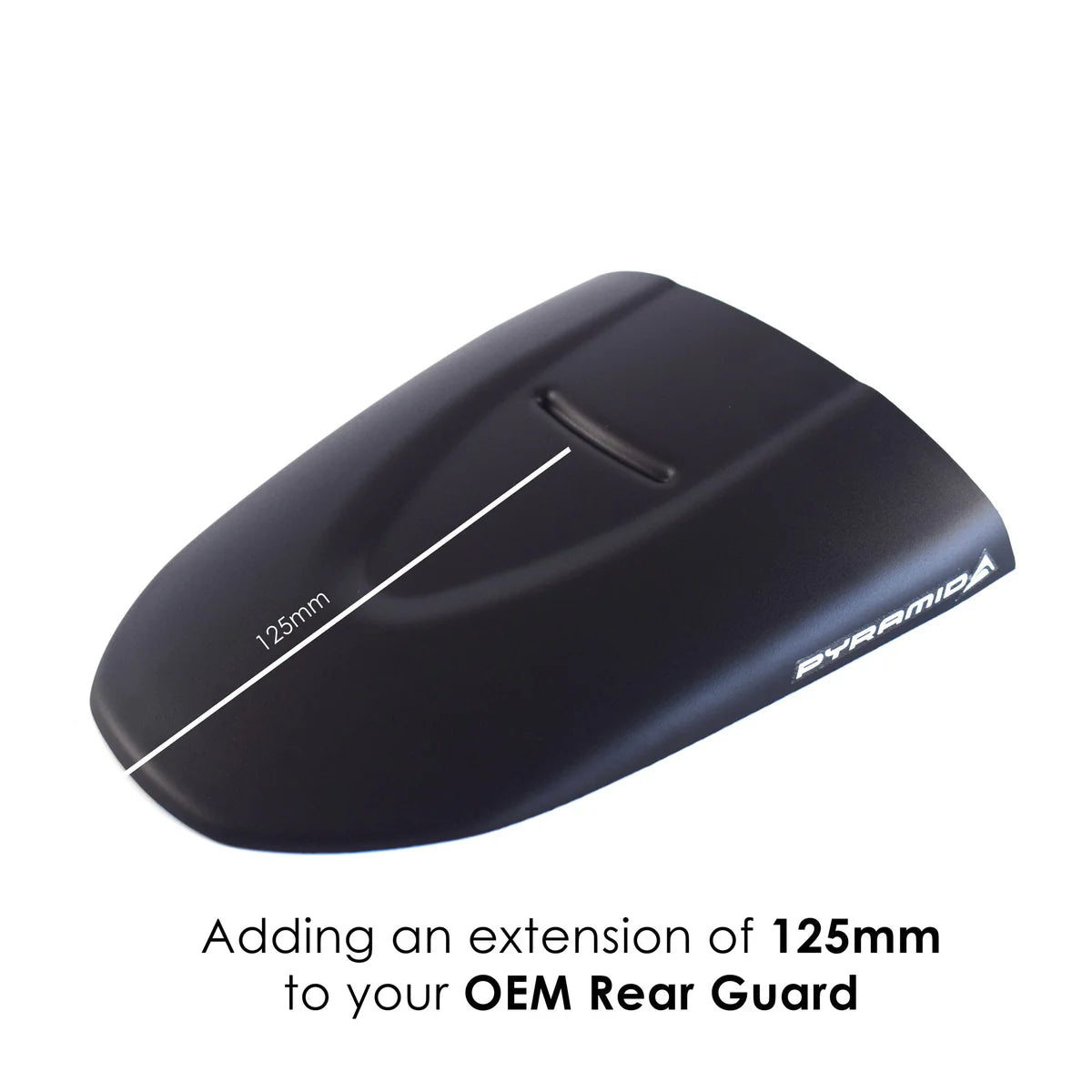 Triumph Scrambler 400 X (2024 - On). Pyramid Rear Hugger Extension (Ma ...