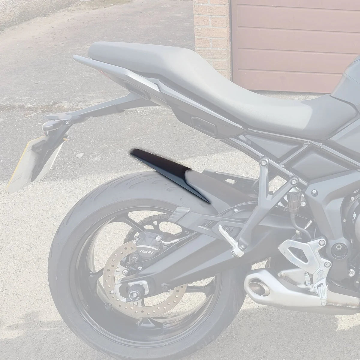 Triumph Tiger Sport 660 2022- On Pyramid Hugger Extension Matte Black ...